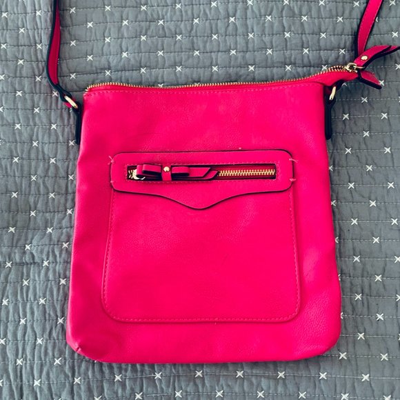 Charming Charlie | Bags | Charming Charlie Hot Pink Crossbody Bag ...